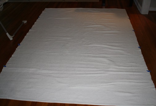 charm home: Chase’s Nursery – diy pAINTED iKEA Rug